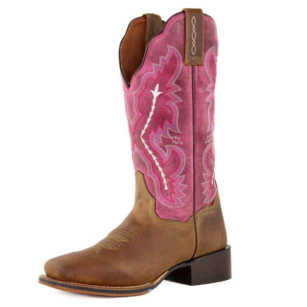Dan Post DP5164 Women’s Scallop Leather Cowgirl Boots – BootsPlusMore