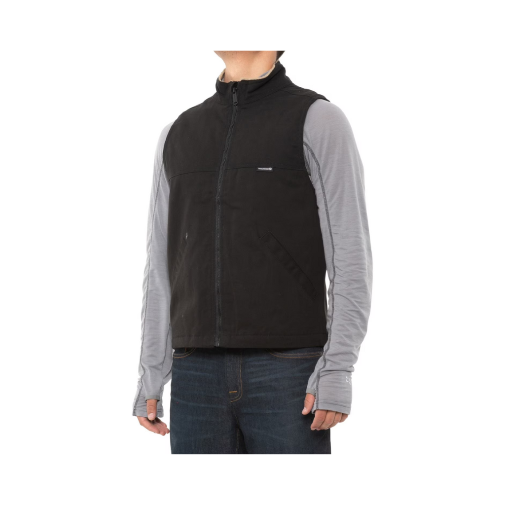 Wolverine W1207250-003 Men’s Sherpa Collar Vest, Black – BootsPlusMore